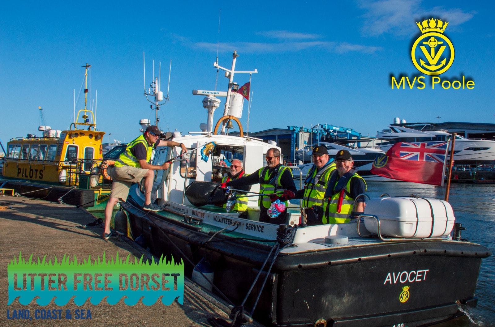 Local charities work together to combat litter - Maritime Volunteer Service